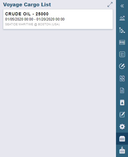 IMOS - Cargoes - Voyage